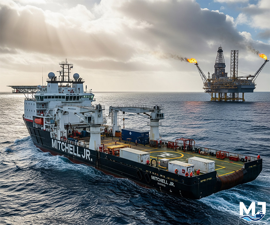 Offshore Support & Logistics Services in Egypt | Mitchell JR
